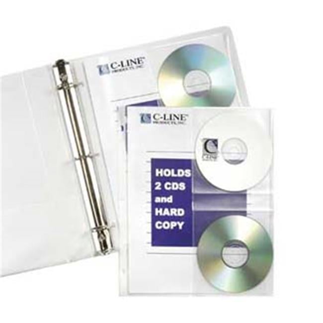 CLine 61747 Compact Disc - Document Ring Binder Pages - Walmart.com