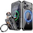 JETeacka CD Metal Ring & Invisible 360° Spin Stand Magnetic Case for ...