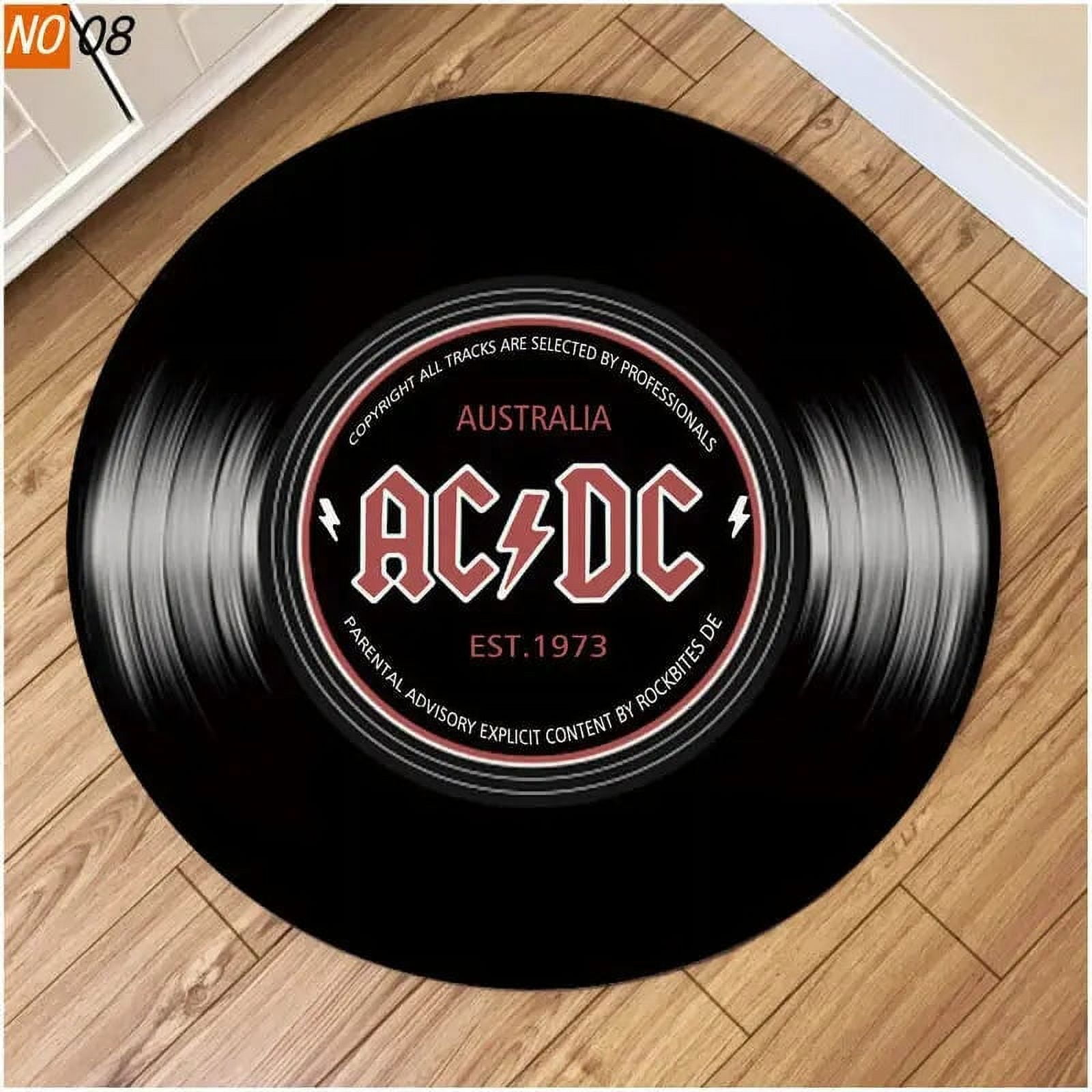 CD Musical Round Carpet Living Room ration Teenager Mat Anti Slip Chair ...