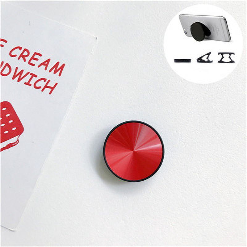 CD Pattern Metal Surface Phone Expanding Socket Stand Grip For ...