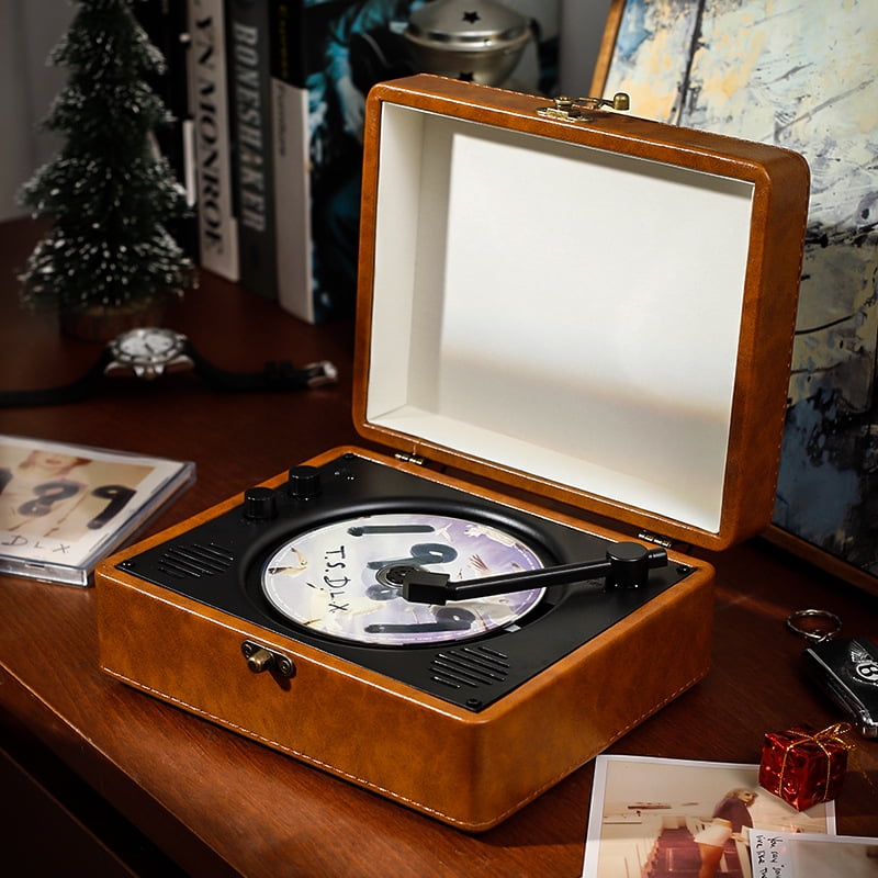 CD Player with Bluetooth for Home- Retro Suitcase Desktop CD Players ...