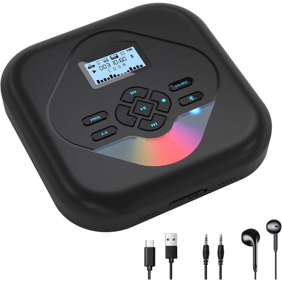 CD Player Portable, CD Player with Speakers, Player for and ,Small Anti ...