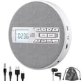 NEW 2026 CD Player Portable with Bluetooth, 1500 mAh Rechargeable ...
