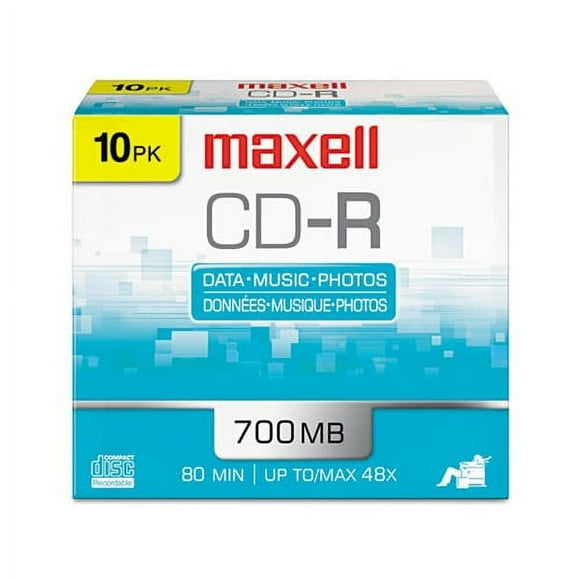 Blank CD-R Discs in Blank Media - Walmart.com