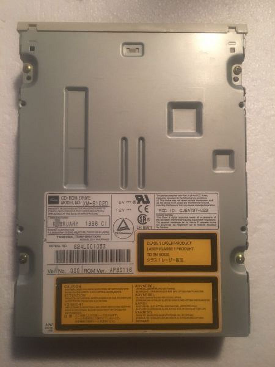 CD-ROM DRIVE, XM-6102D, (Tosh-CD1) - Walmart.com