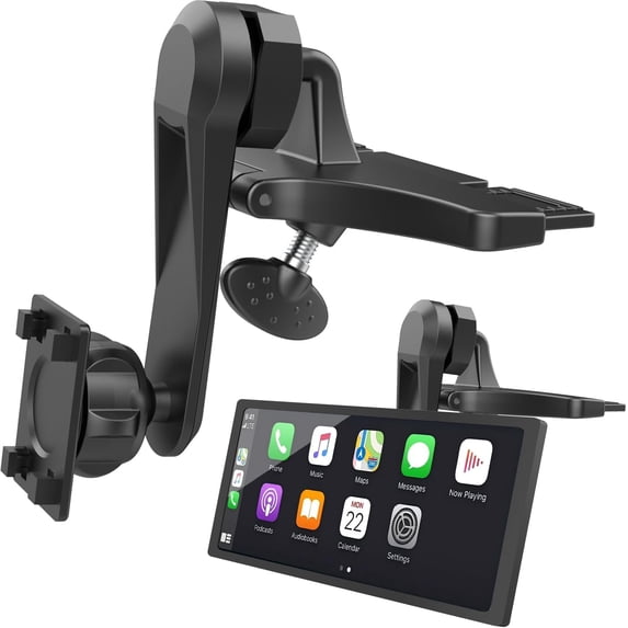 CD Slot Car Mount for Portable CarPlay Screens with Extension Arm ...