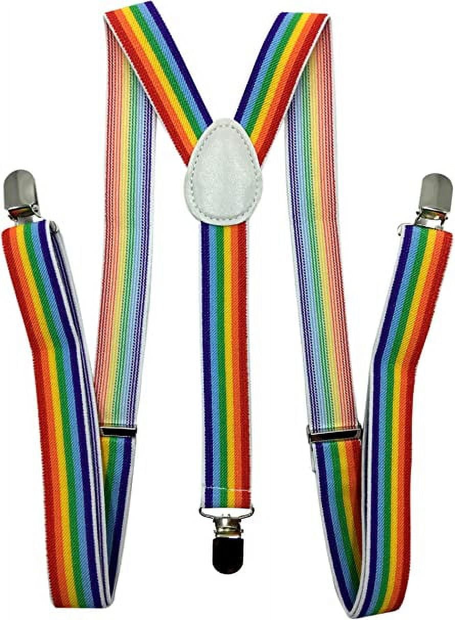 CD Solid Color Suspenders Y-Back | Adjustable and Elastic | for Men and ...