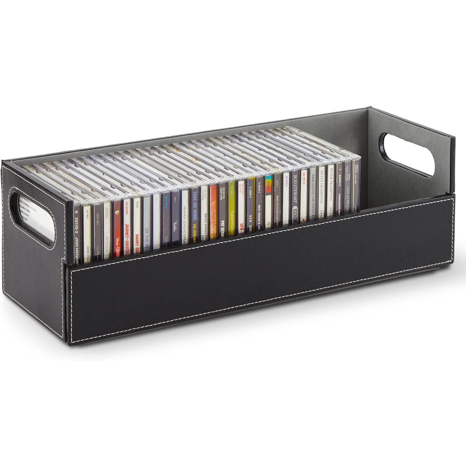 CD Storage Box, Organizer Shelf for Movie Cases, DVDs, Cassette Tape ...