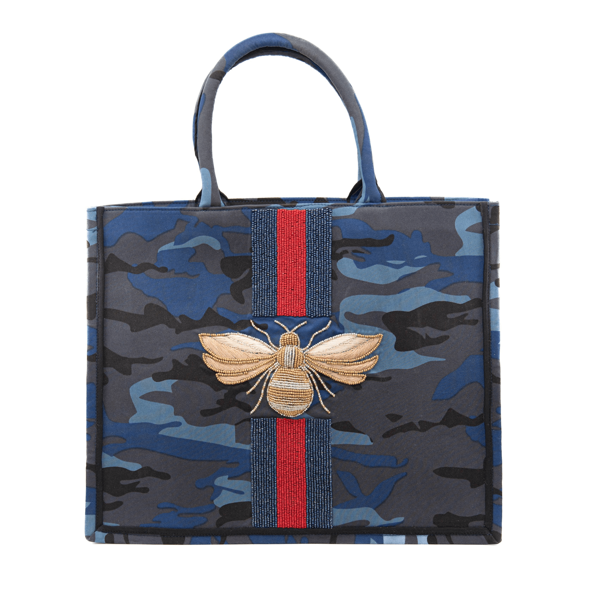 CD tote bag[ Navy Camo/Bee ] - Walmart.com