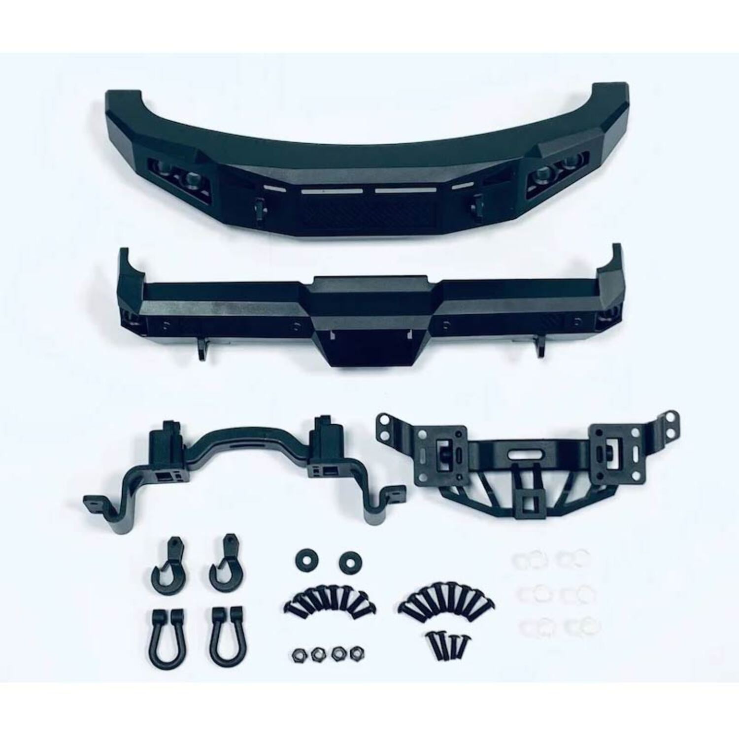 CD0429 Complete Black Bumper Set (for F-250 chassis Front rear and ...