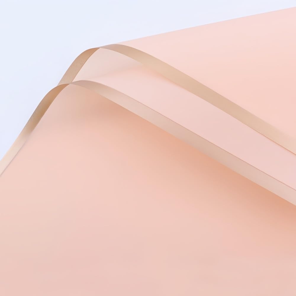 CD3-20 Counts Gold Edge Fresh Flowers Wrapping Paper Waterproof Flower Wrapping paper DIY Crafts ...