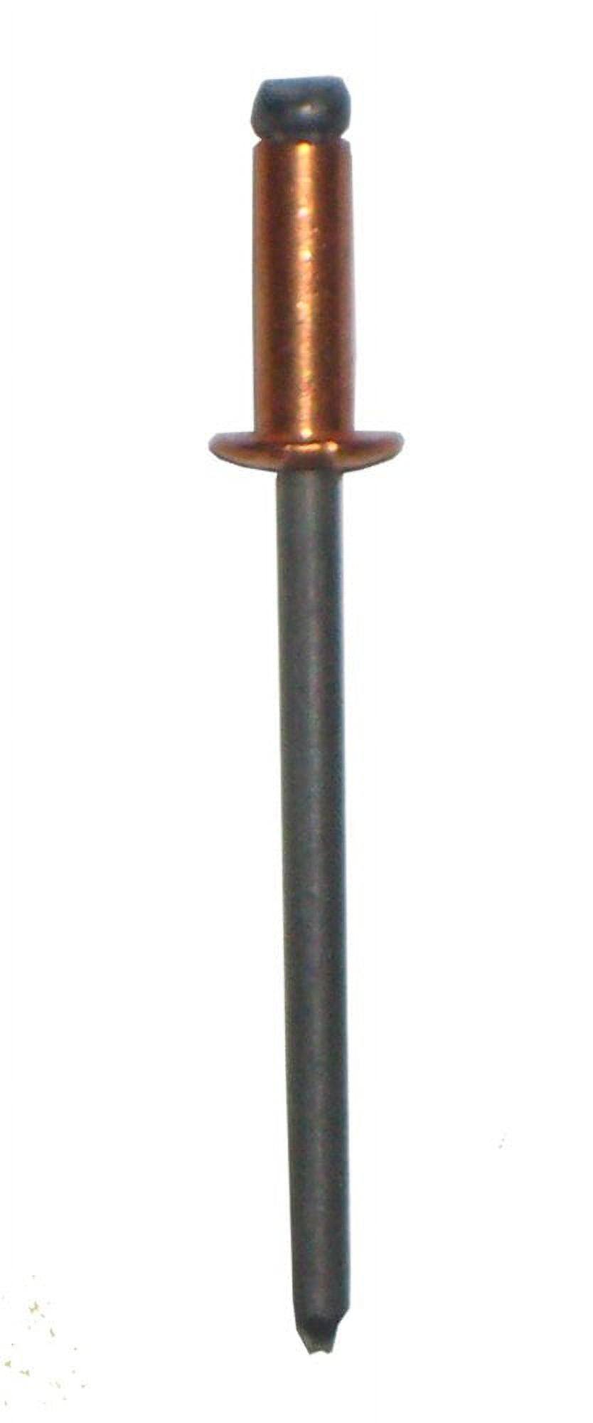 CD42BS Copper Blind Rivet with Steel Mandrel, Dome Head, 1/8 x .063 ...