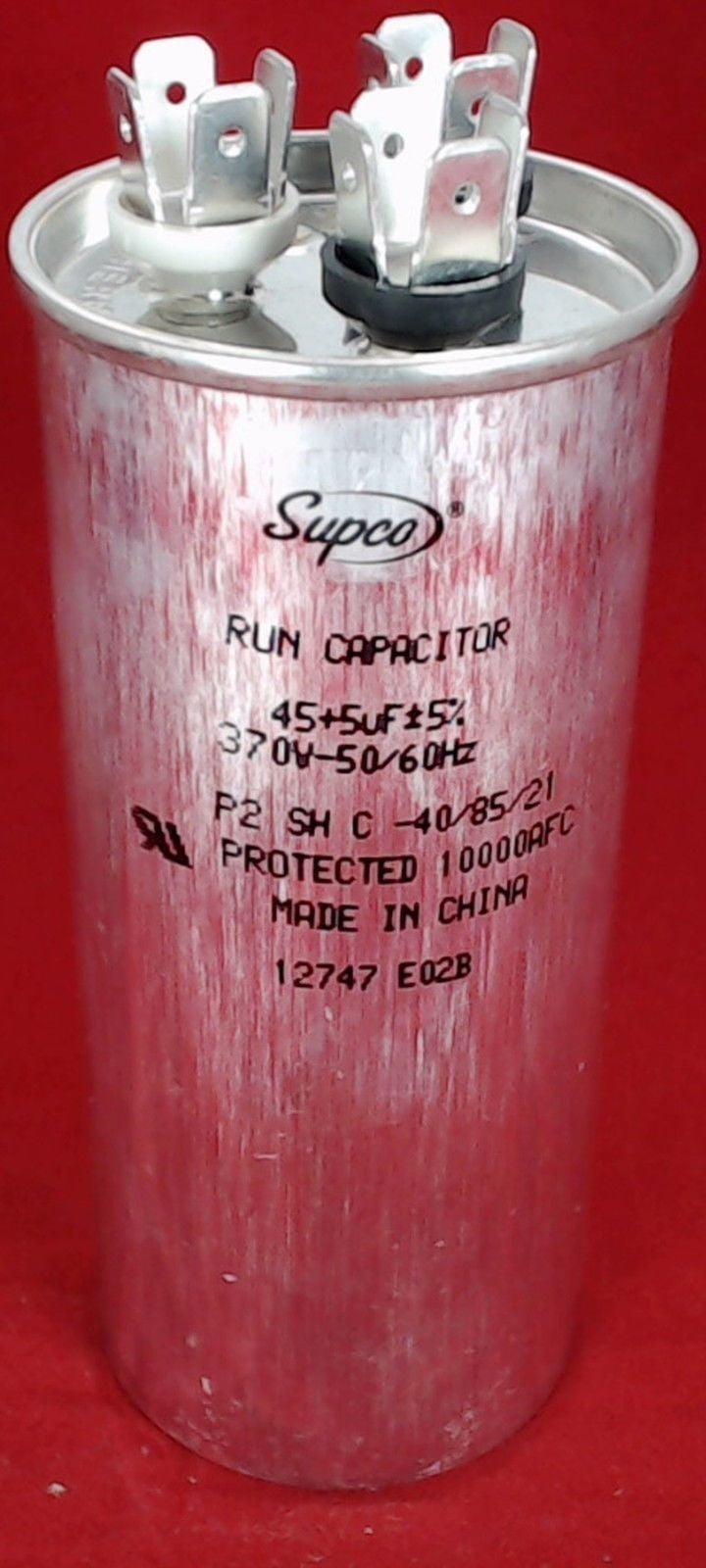 CD45+5X370R, Dual Run Capacitor Round 45 + 5 Mfd. 370 Volt - Walmart.com