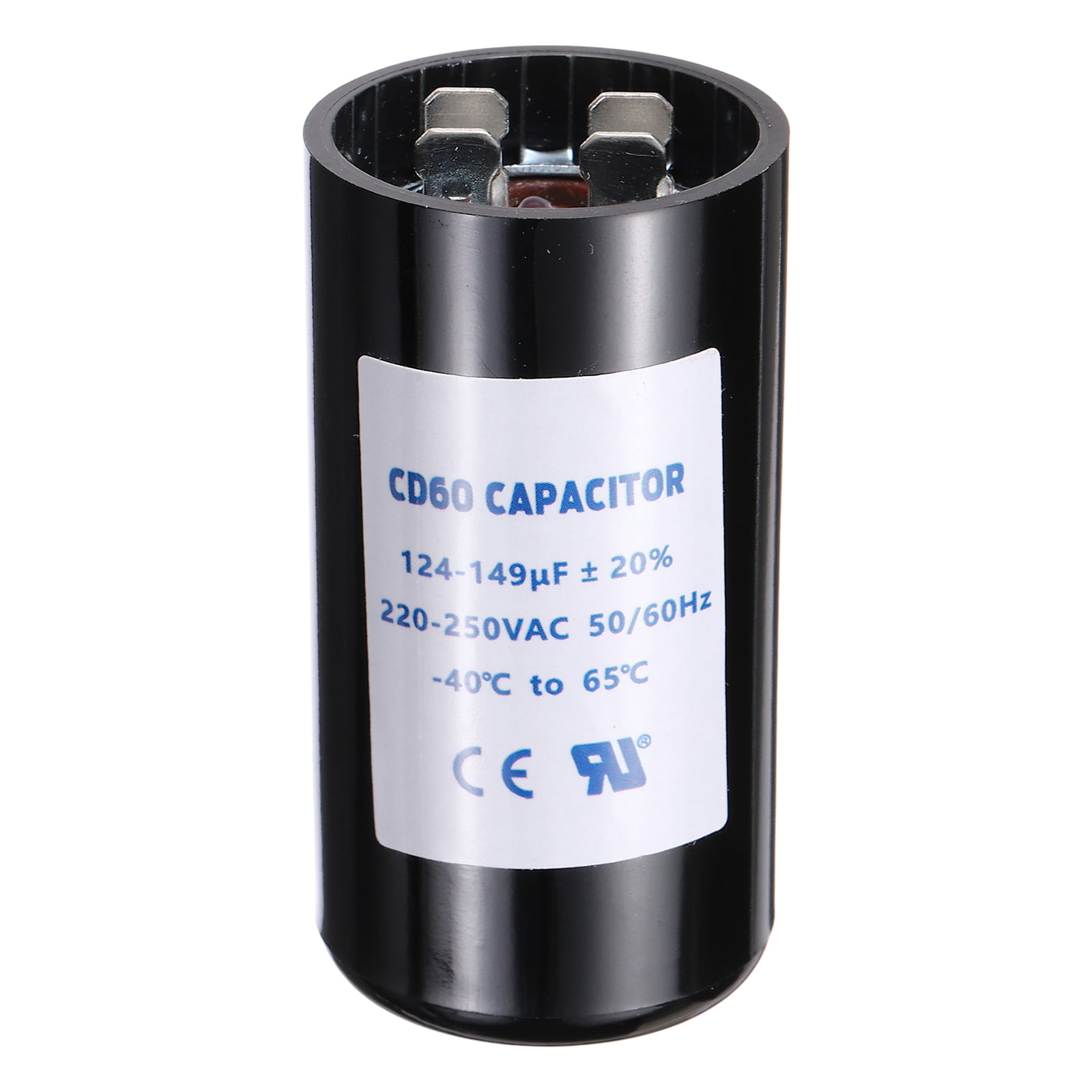 CD60 Capacitor 124-149 UF/Mfd 220-250 VAC 50/60 Hz for Electric Motor ...