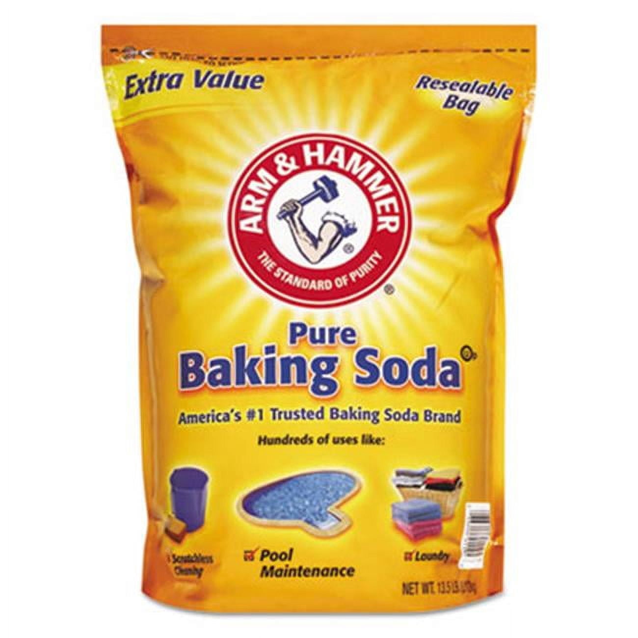 CDC 3320001961 All-Natural 13.5 lbs Baking Soda Powder Bag, Original ...
