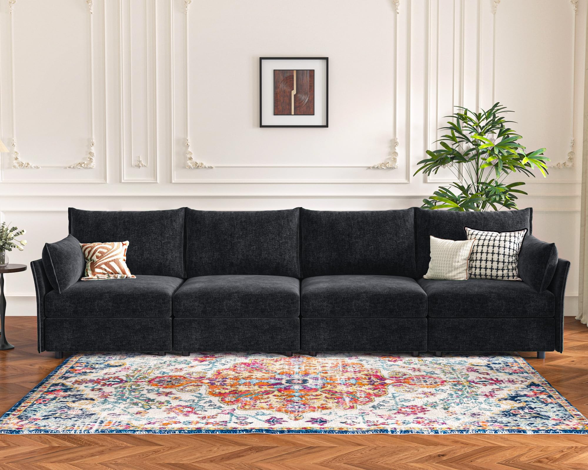 CDCASA 134.6" Modular Sectional Sofa, Oversized 4 Seater Sofa Couch ...