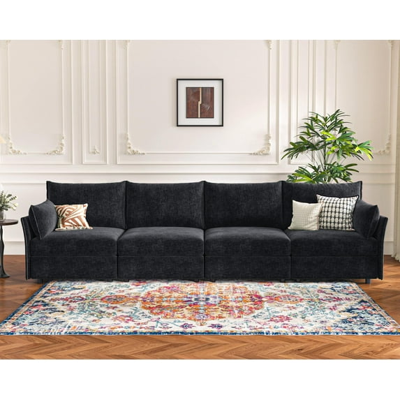 CDCASA 134.6" Modular Sectional Sofa, Oversized 4 Seater Sofa Couch ...