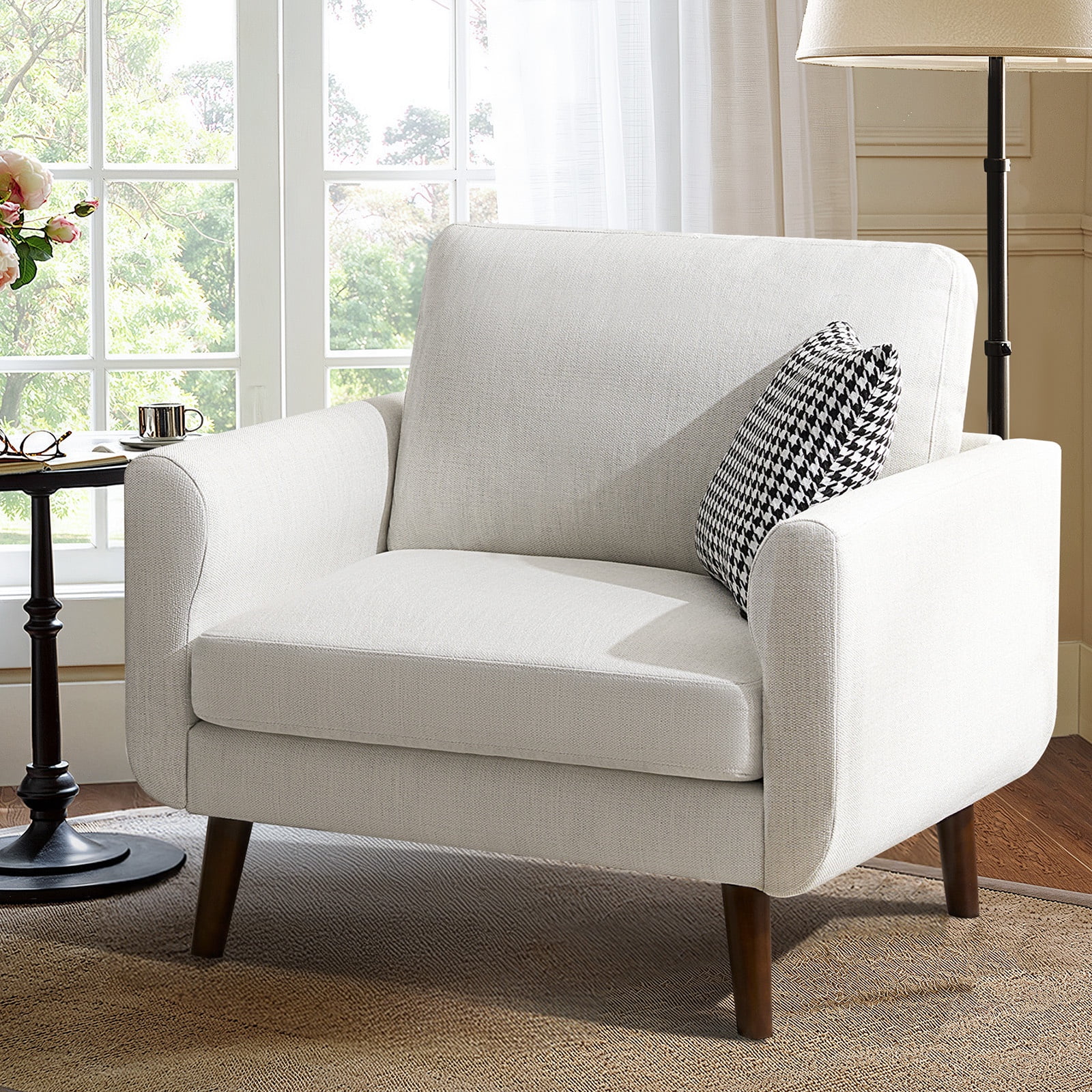 JULY'S SONG Mid Century Modern Accent Chair, Oversized Arm Chairs in ...