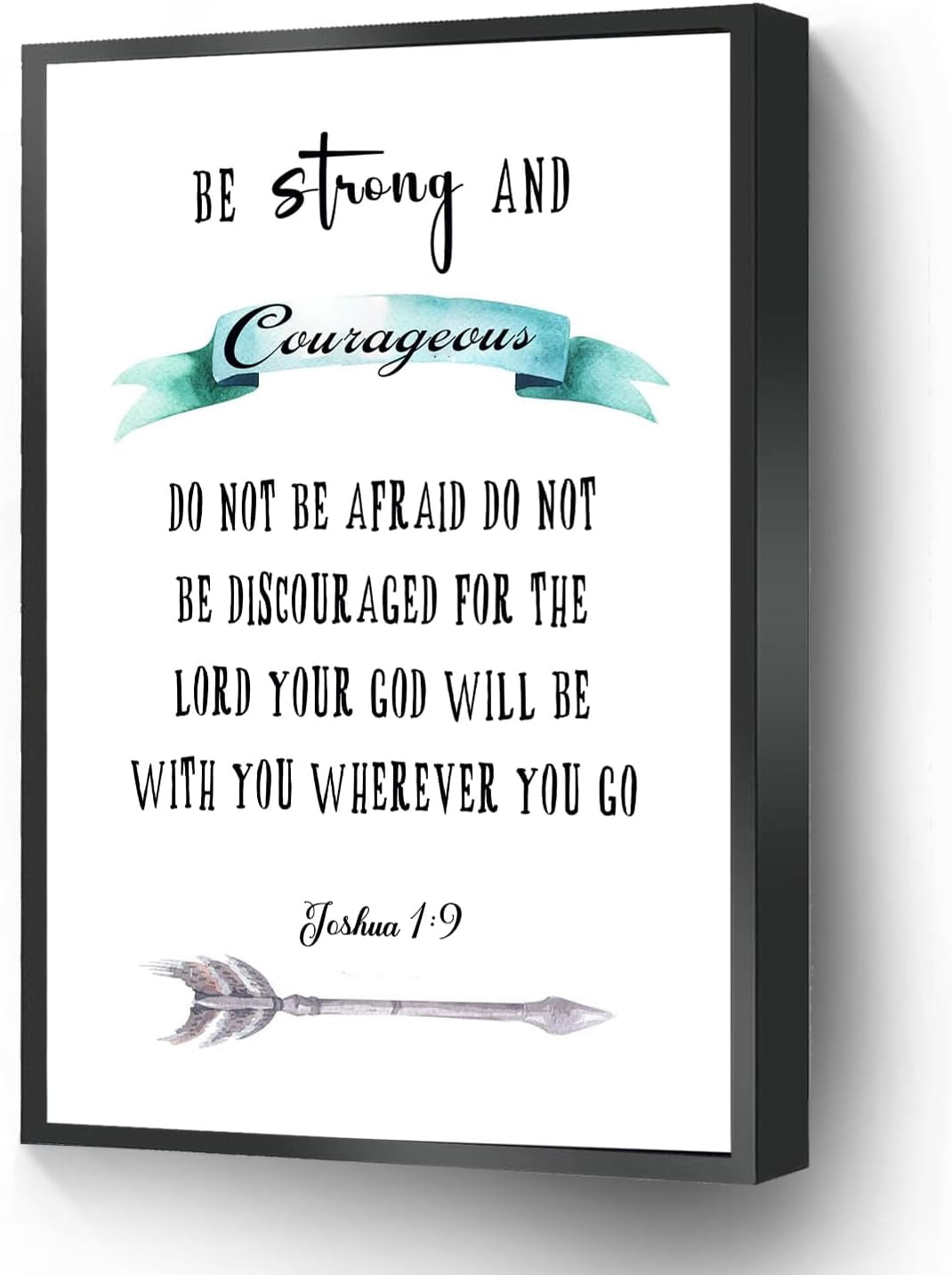 CDDposter Canvas Print Be Strong And Courageous Christian Quotes Poster ...