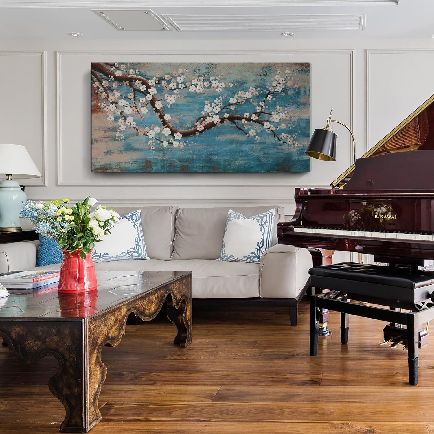 CDDposter Canvas Wall Art for Living Room-Hand-Painted Oil Painting ...