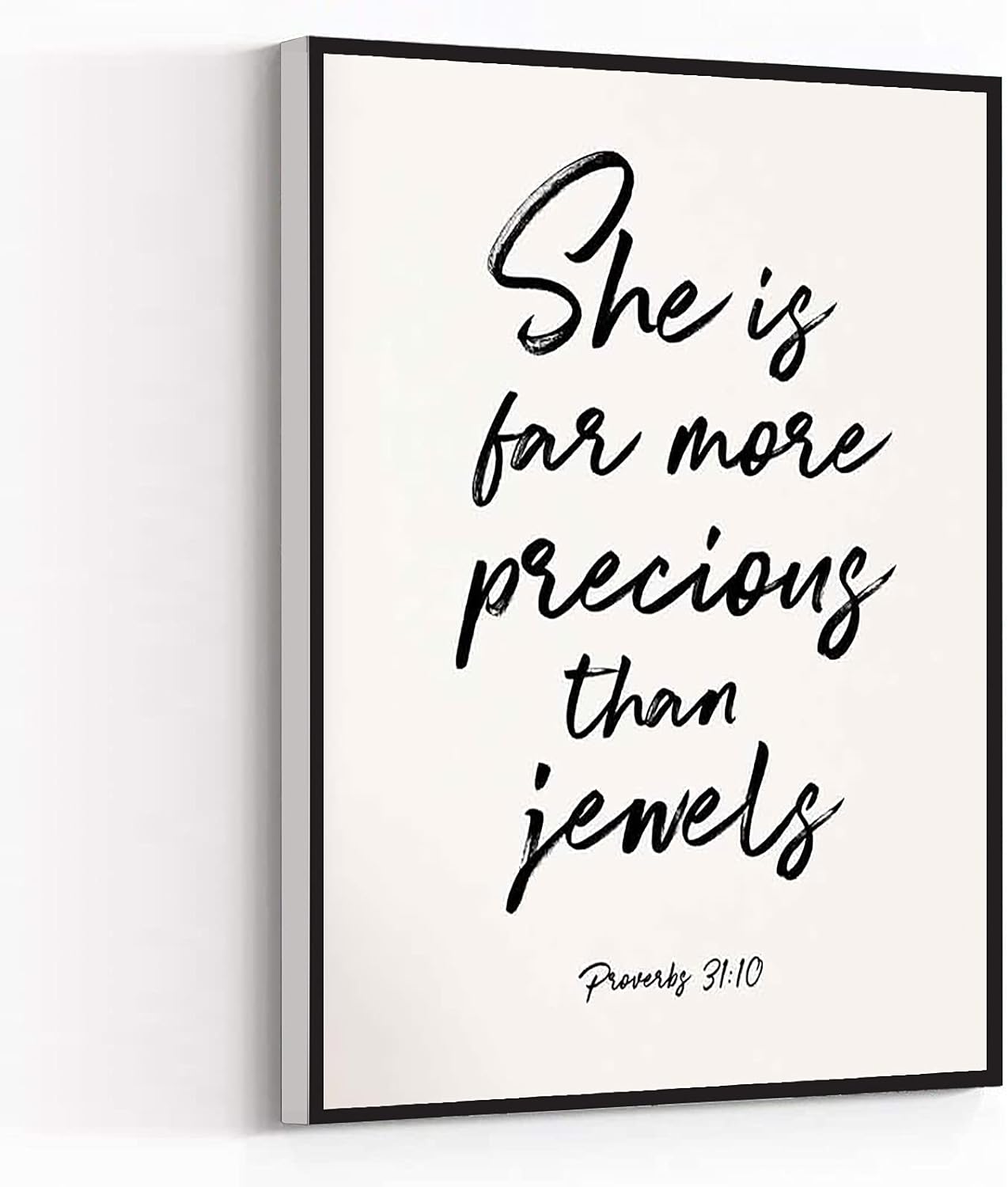 CDDposter Canvas Wall Art Modern Art Print She Is Far More Precious ...