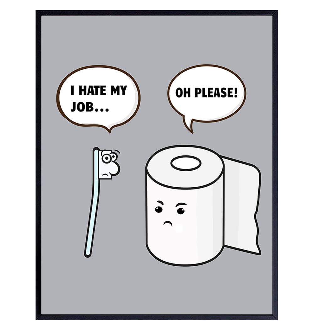 CDDposter Chic Bathroom Wall Art Decor LARGE 11x14-Modern Bathroom ...