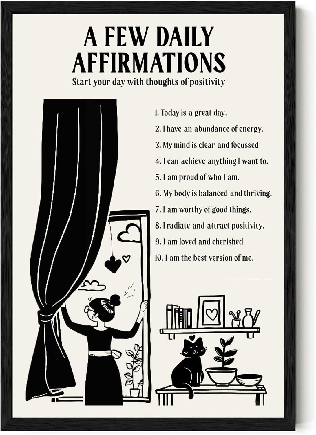 CDDposter A Few Daily Affirmations Poster-Positive Affirmations Poster ...