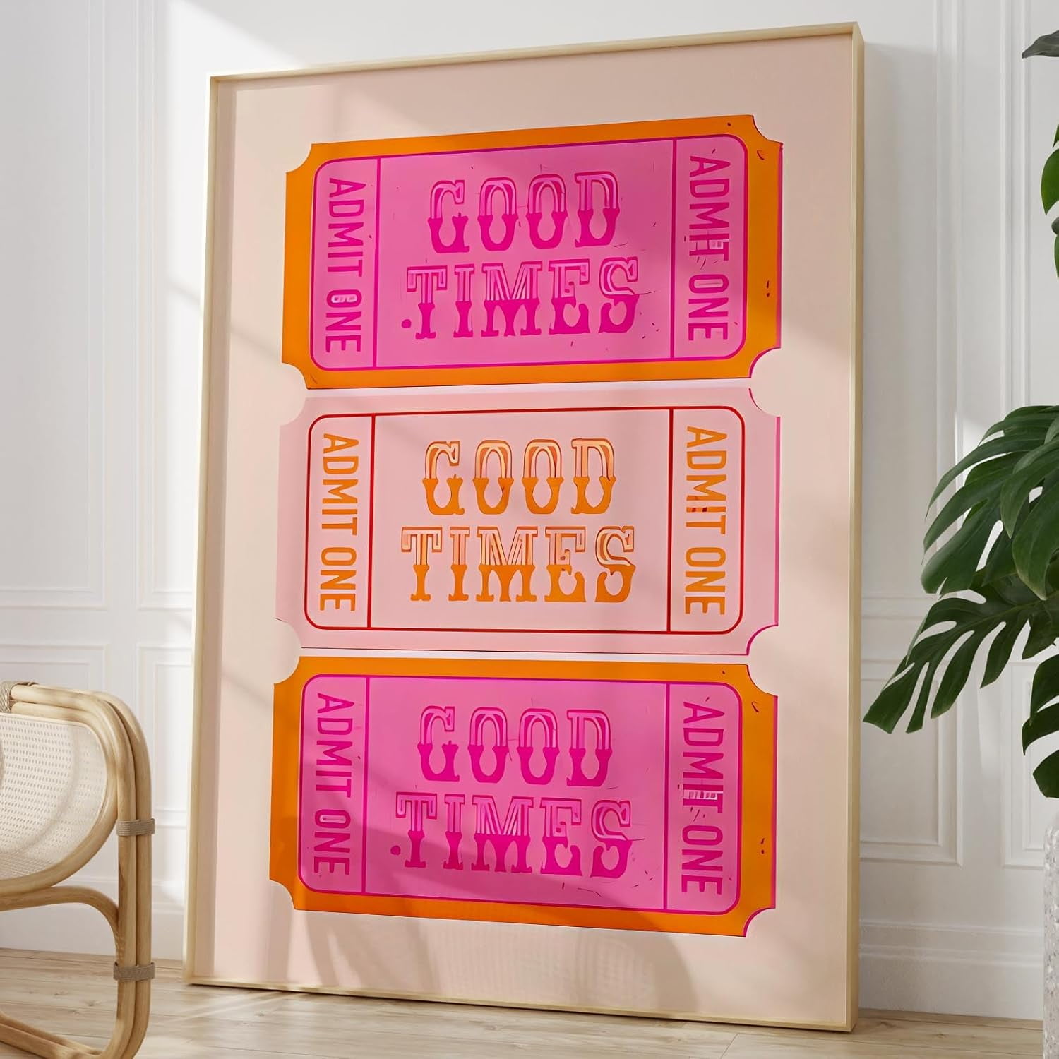 CDDposter Funky Bar Art Pink Preppy Wall Art Trendy Aesthetic Bar Cart ...