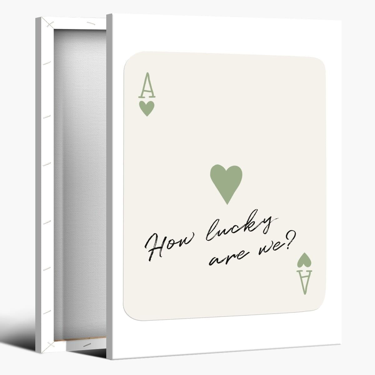 CDDposter Hearts Wall Art How Lucky Are We Poster Preppy Retro Funky ...