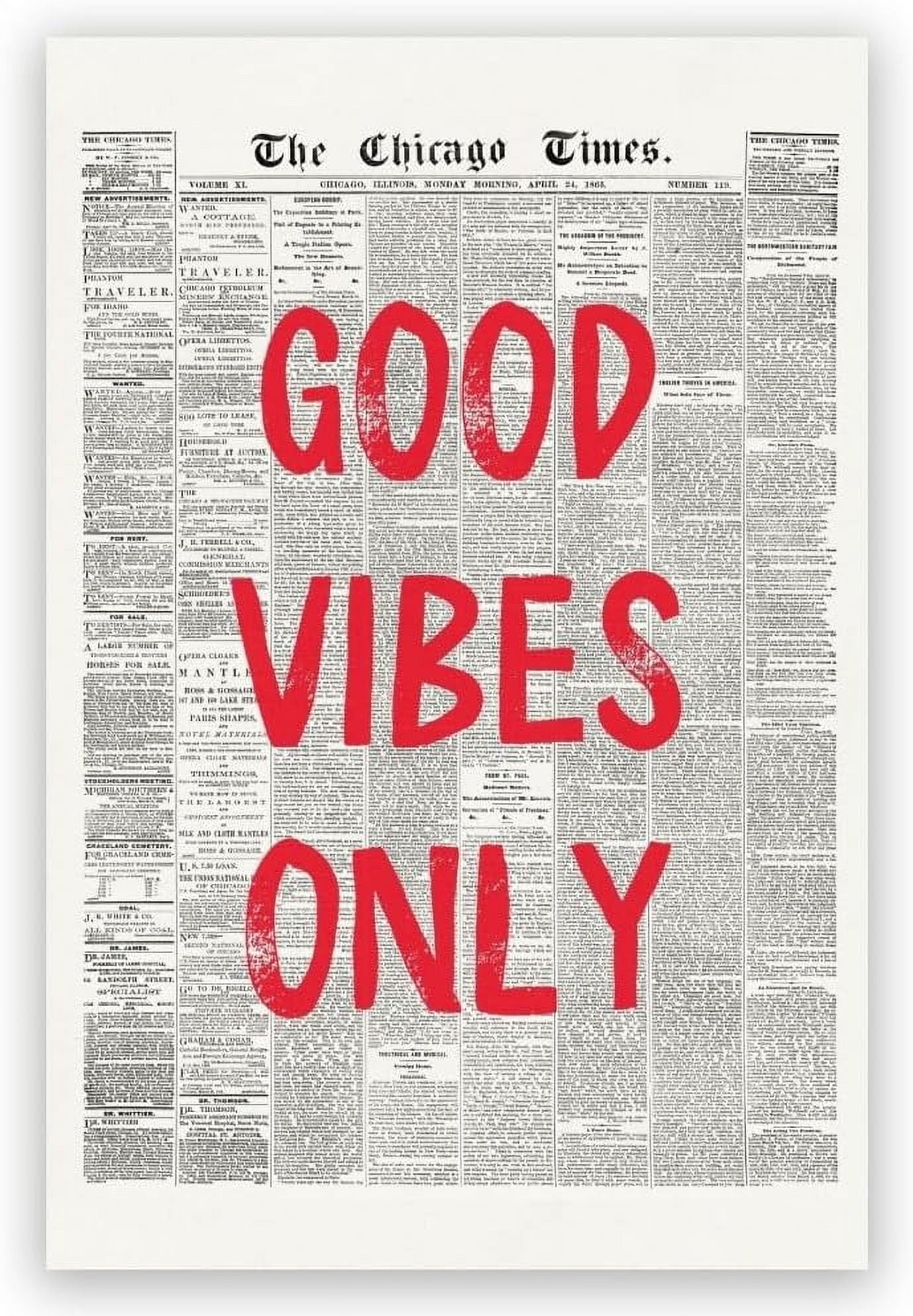 CDDposter Red Retro Newspaper Posters Positive Affirming Quotes Trendy ...