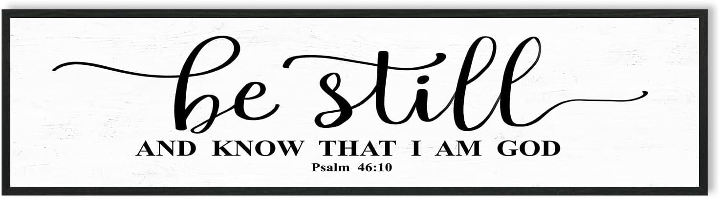 CDDposter Be Still And Know That I Am God Wall Decor: Christian Bible ...