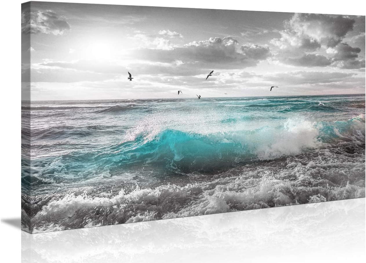 CDDposter Unframed Wall Art Canvas Ocean Decor Beach Theme Bedroom ...