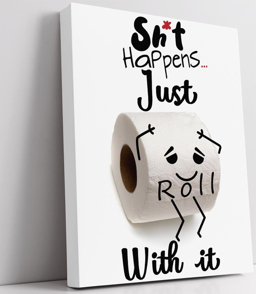 CDDposter Wall Art for Bathroom Inspirational Quotes Wall Decor Black ...