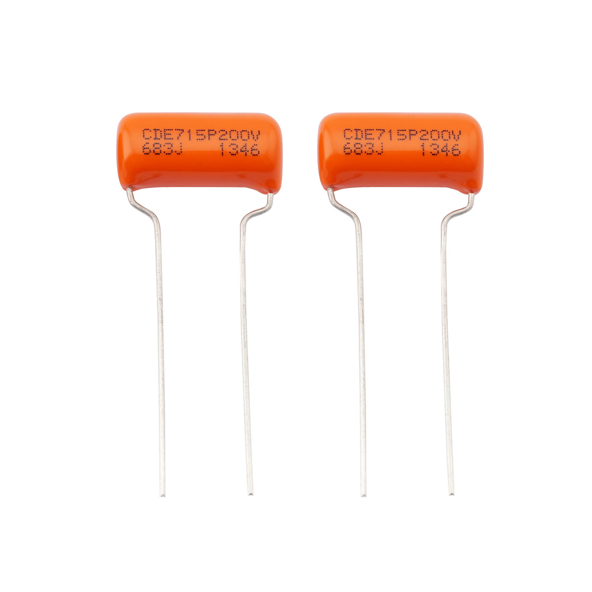 CDE Sprague Orange Drop Capacitors Tone Caps Polypropylene .068uF 715P ...
