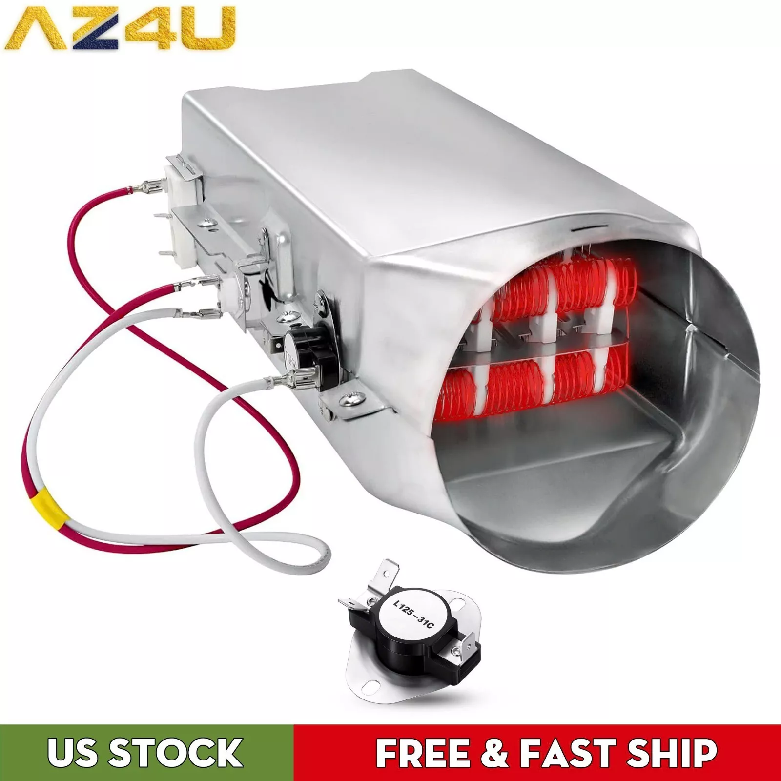 CDE3379WN DLE0332W DLE1310W DLE3733U Dryer Heating Element for LG Dryer ...