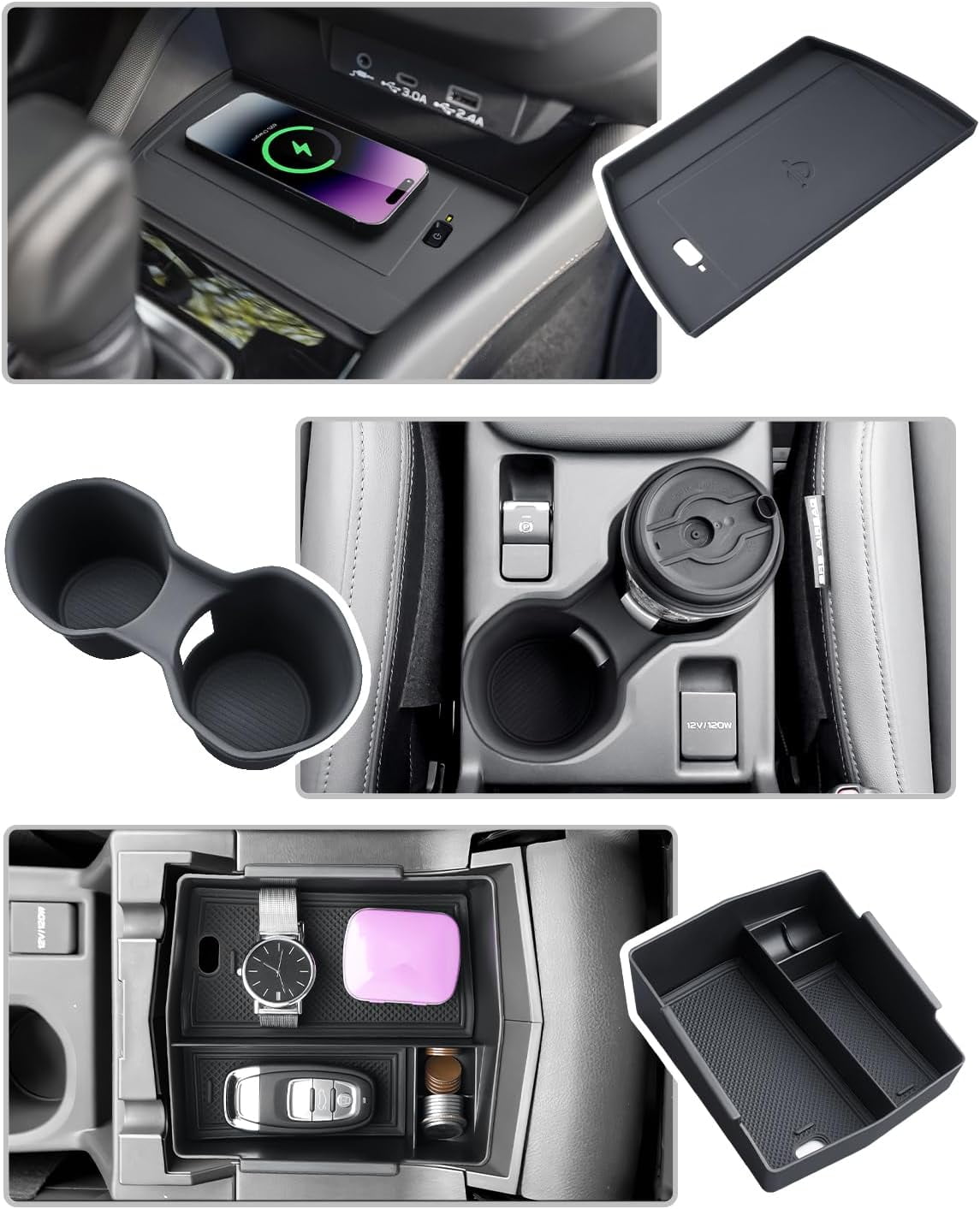 CDEFG for 2025 Subaru Forester Center Console Organizer Compatible with ...