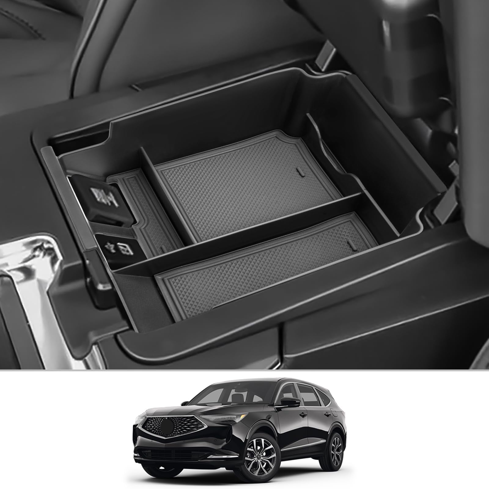 CDEFG Center Console Organizer Tray for 2022 2023 2024 Acura MDX ...