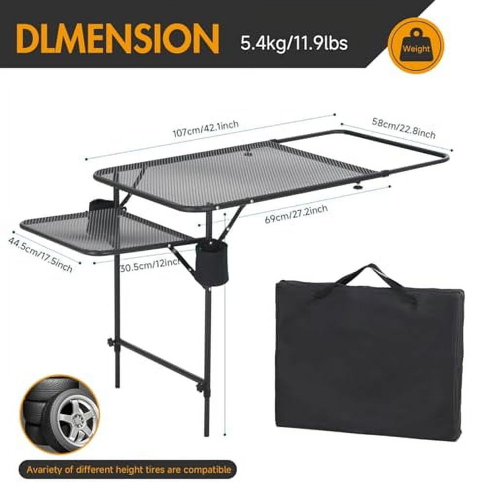CDEN Tailgate Table, Car Desk, Tailgate Table, Car Camping, Camping ...