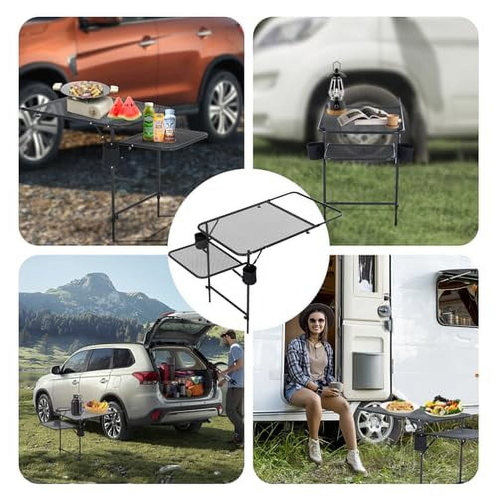 CDEN Tailgate Table, Car Desk, Tailgate Table, Car Camping, Camping ...