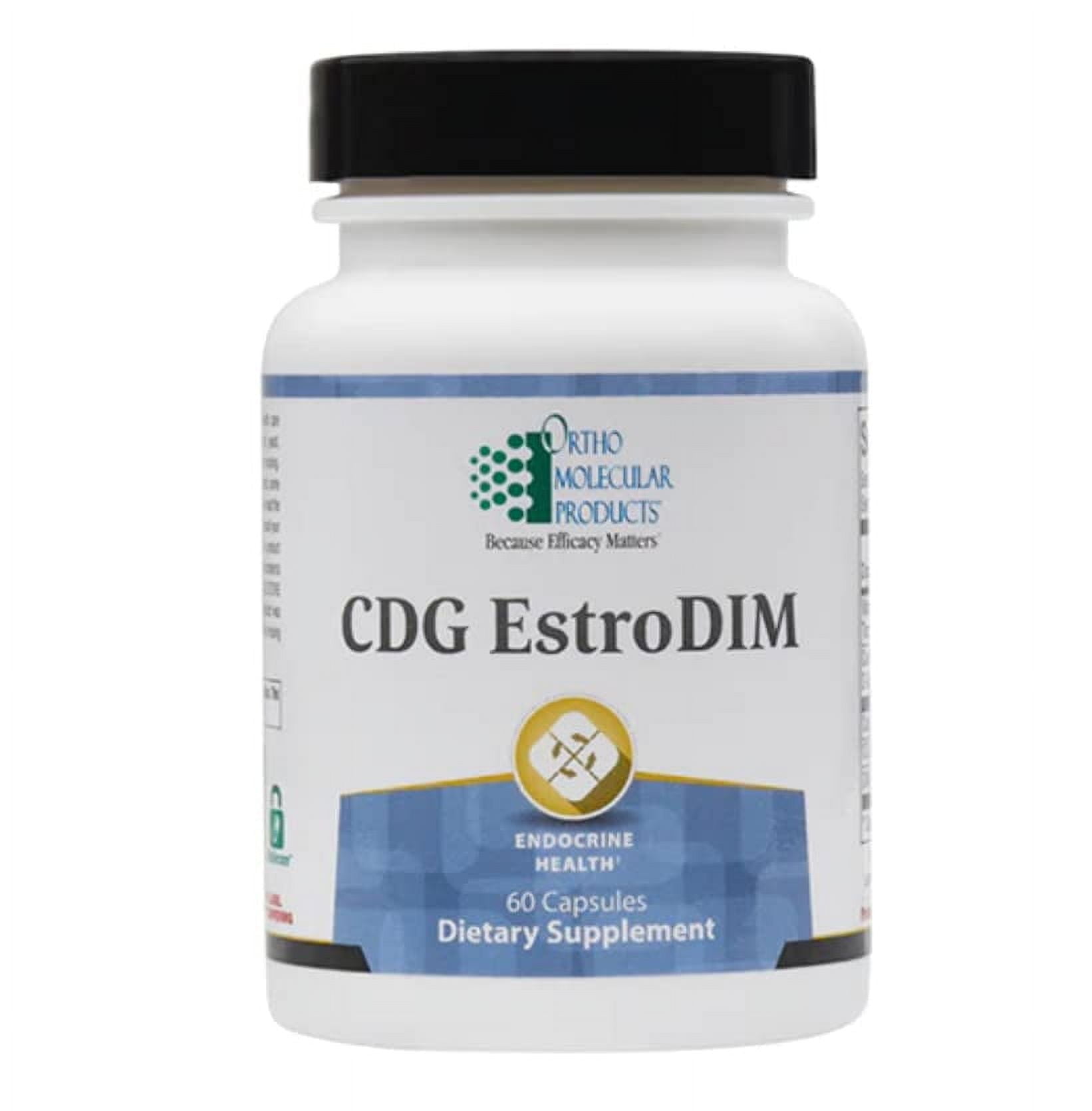 CDG EstroDIM (60ct) by Ortho Molecular Products - Hormone Support with ...