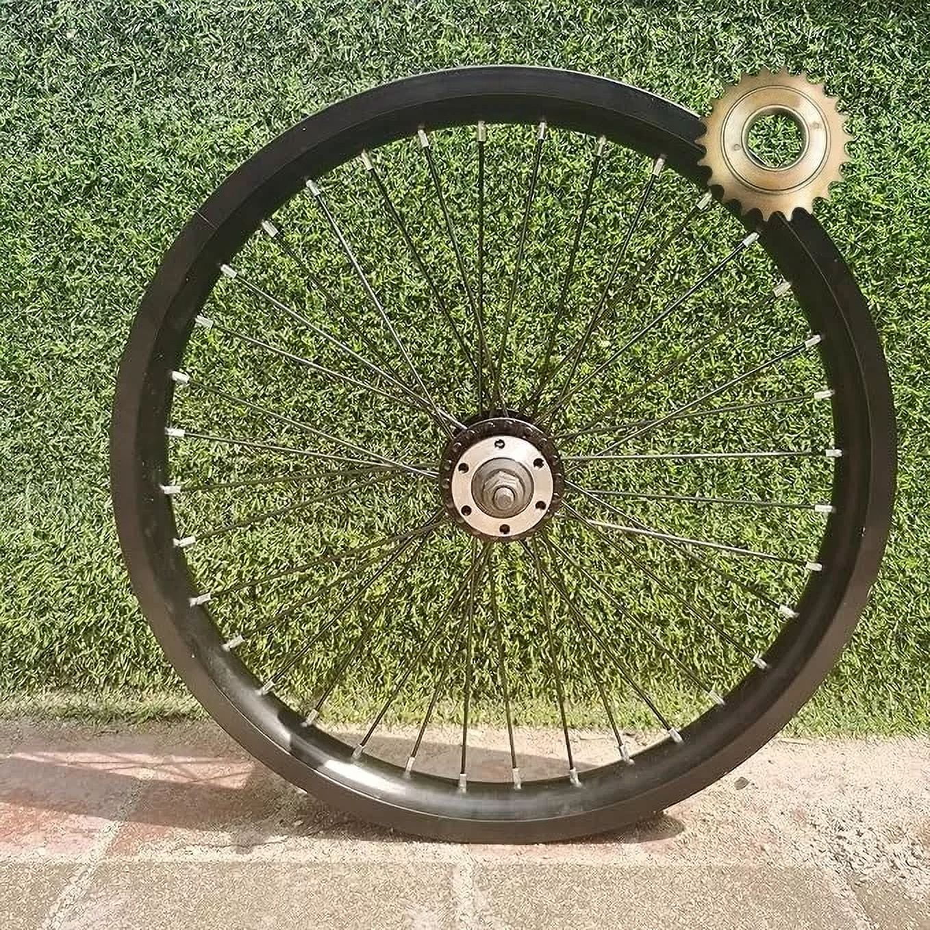 CDH 20" Bicycle Rear Wheel 12G & 22T Flywheel, Rear Bike Rim Aluminum ...