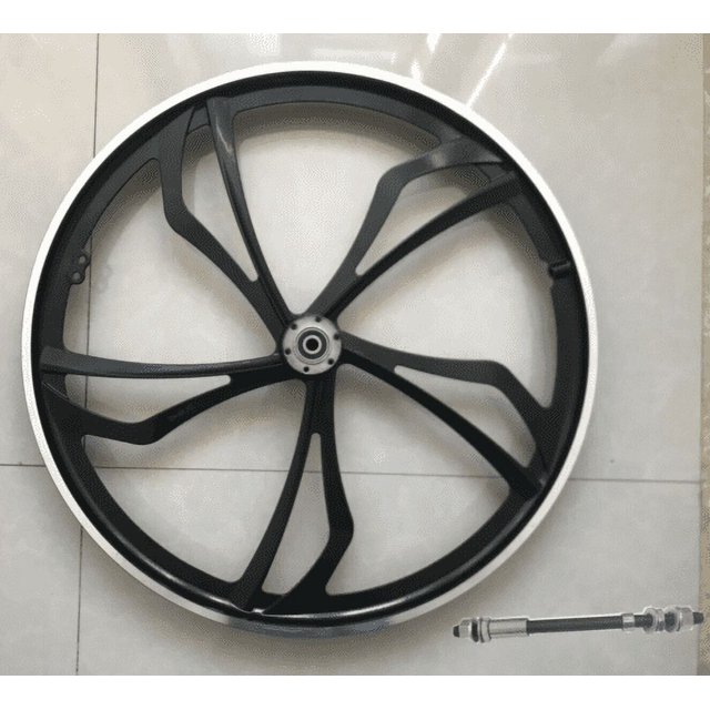 CDH 24" Aluminum Alloy Rear Mag Wheel Rim Only Black/ Bicycle Rim/ Bike ...