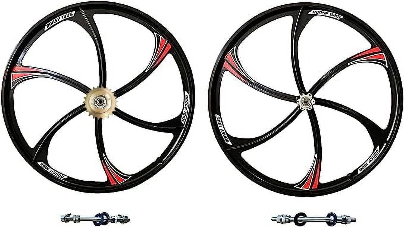 CDH 26" Magnesium Mag Wheel Bike Wheel 100mm x135mm & 22T Flywheel Road ...