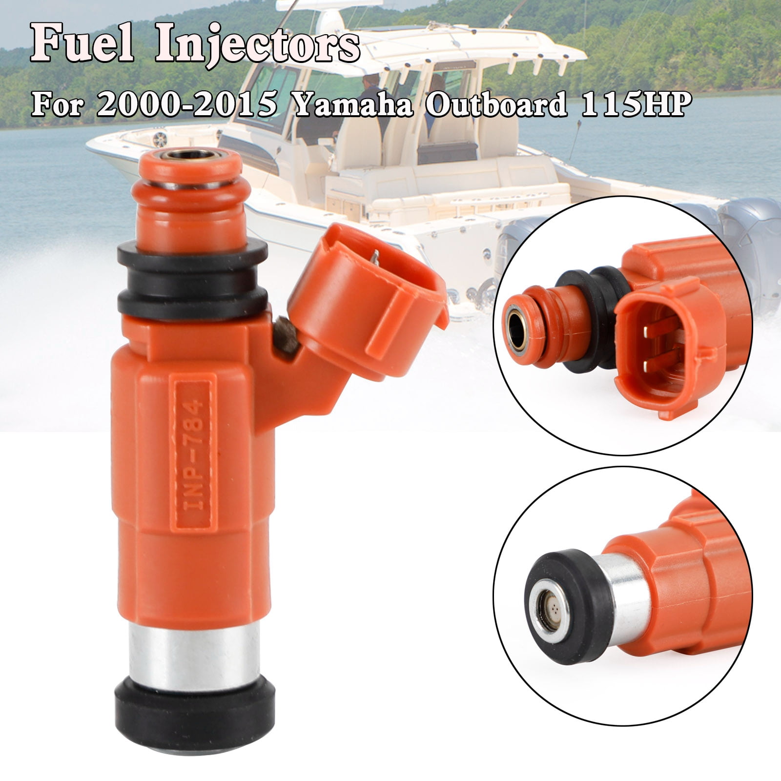 CDH210 Fuel Injectors INP-784 For Mazda E220 Yamaha F115 HP Outboard ...