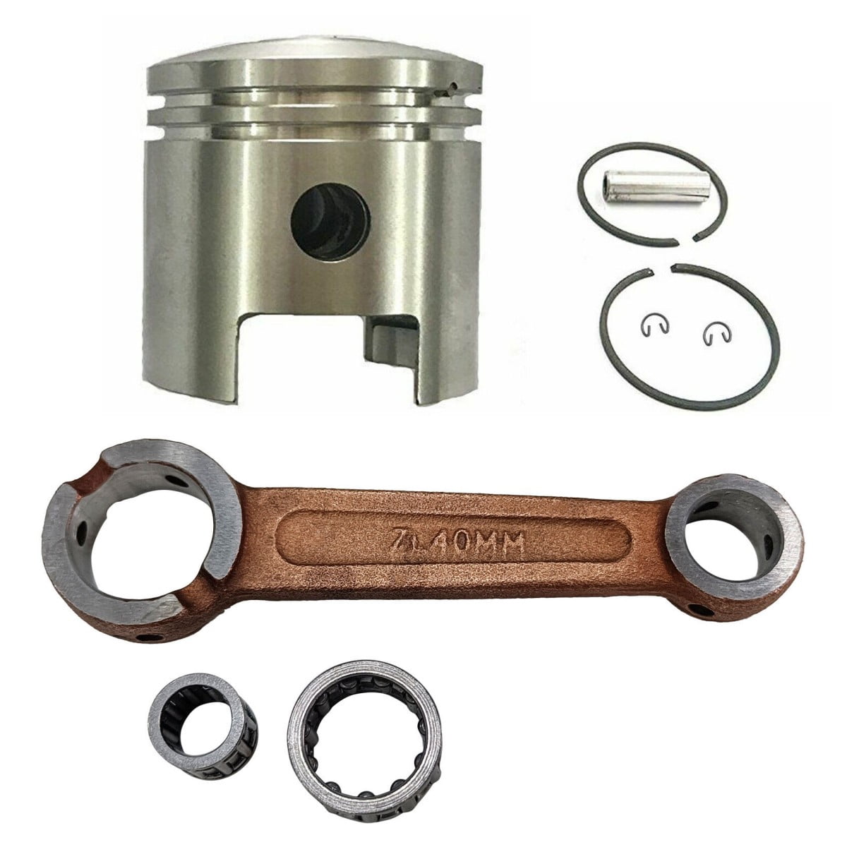 CDHPOWER 2 Stroke 66CC/80CC High Hole Piston Set and Long Connecting ...