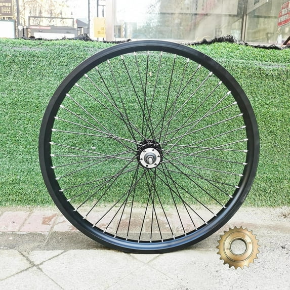 CDHPOWER 26" Heavy Duty Rear Bicycle Wheel Rim 12 G & 22T Flywheel Road ...