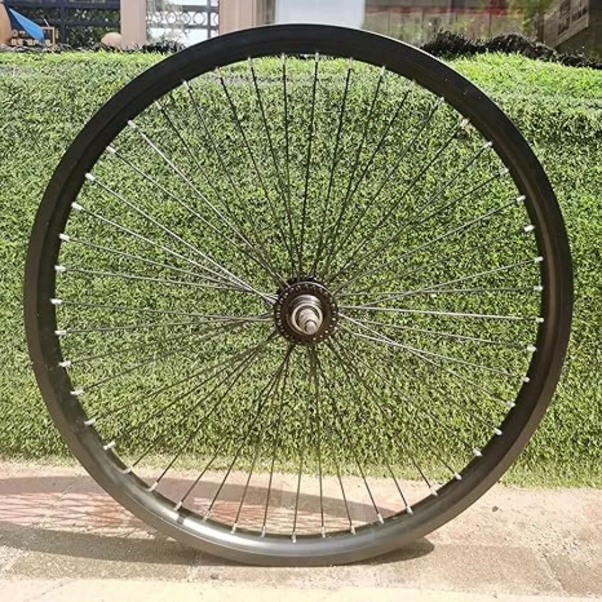CDHPOWER 26" Heavy Duty Rear Bicycle Wheel Rim 12 G, Double Wall ...