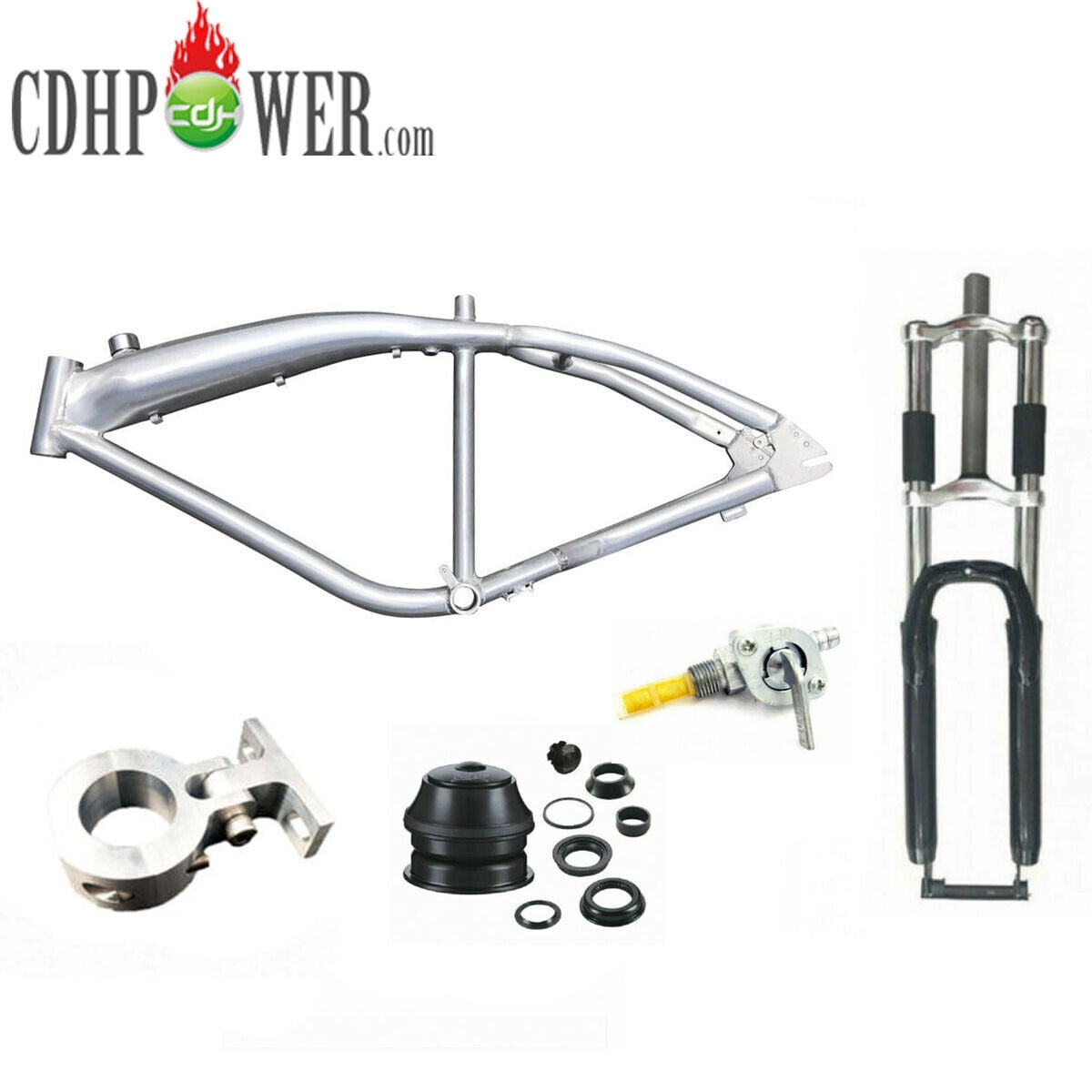 CDHPOWER Bicycle Felt Faker Gas Tank Frame 3.4L & 26" Bike Suspension ...