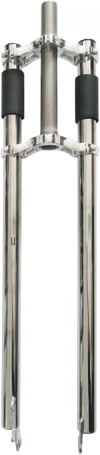 CDHPOWER Bicycle Fork 26" Triple Tree 1-1/8" Threadless Non Suspension ...