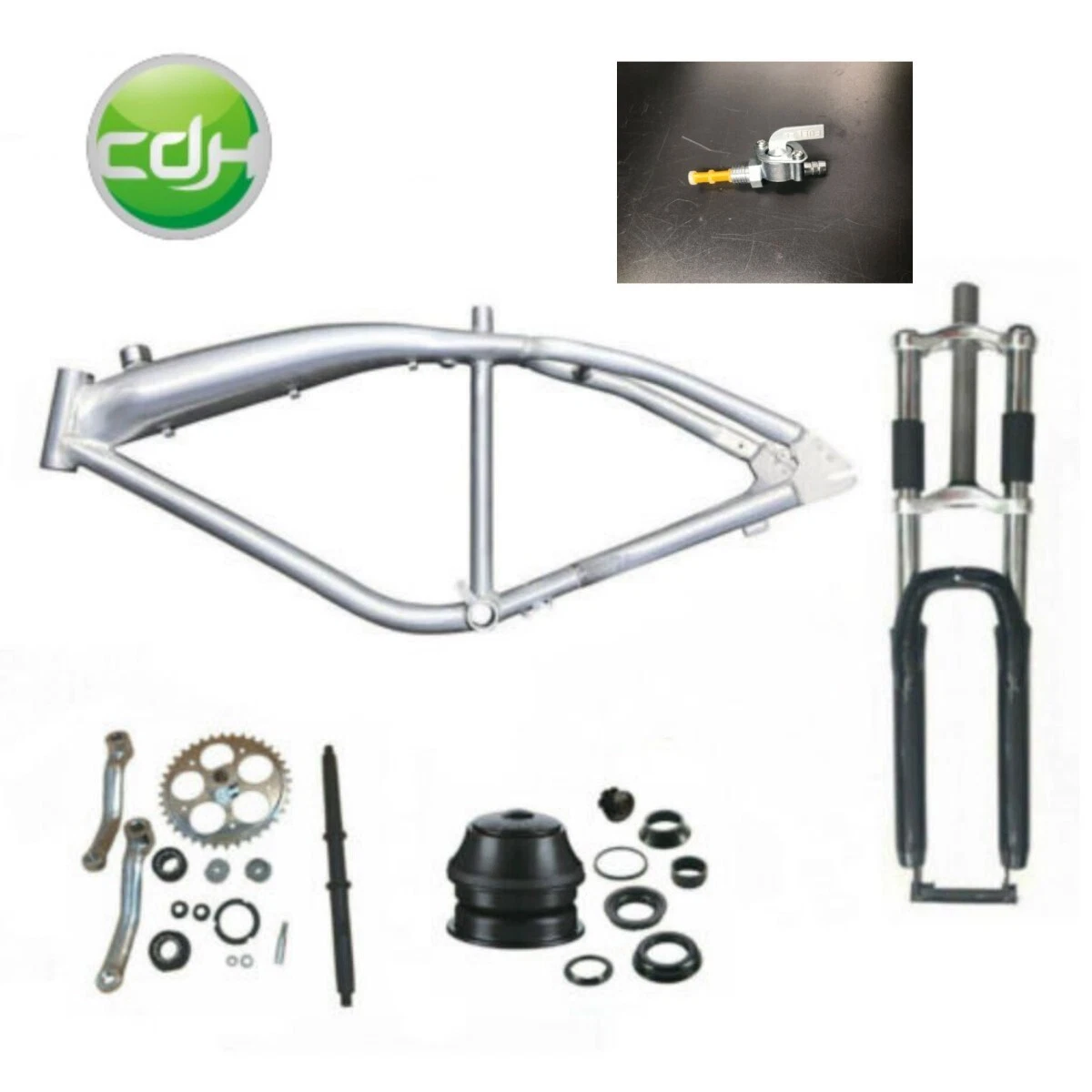 CDHPOWER Motorized Frame Brushed Alum Felt Faker Gas Frame 3.4L 36T ...